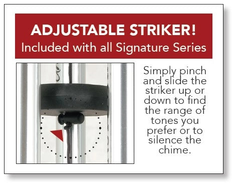 36" Signature Series Large Cylinder Wind Bells, Color Options ...