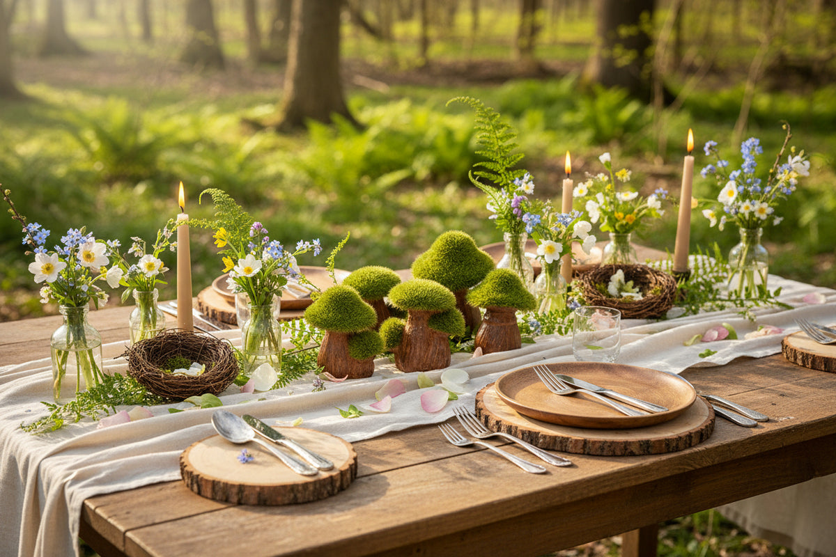 Pre Order Set of 6 Mossy Mushrooms – Thenestedfig